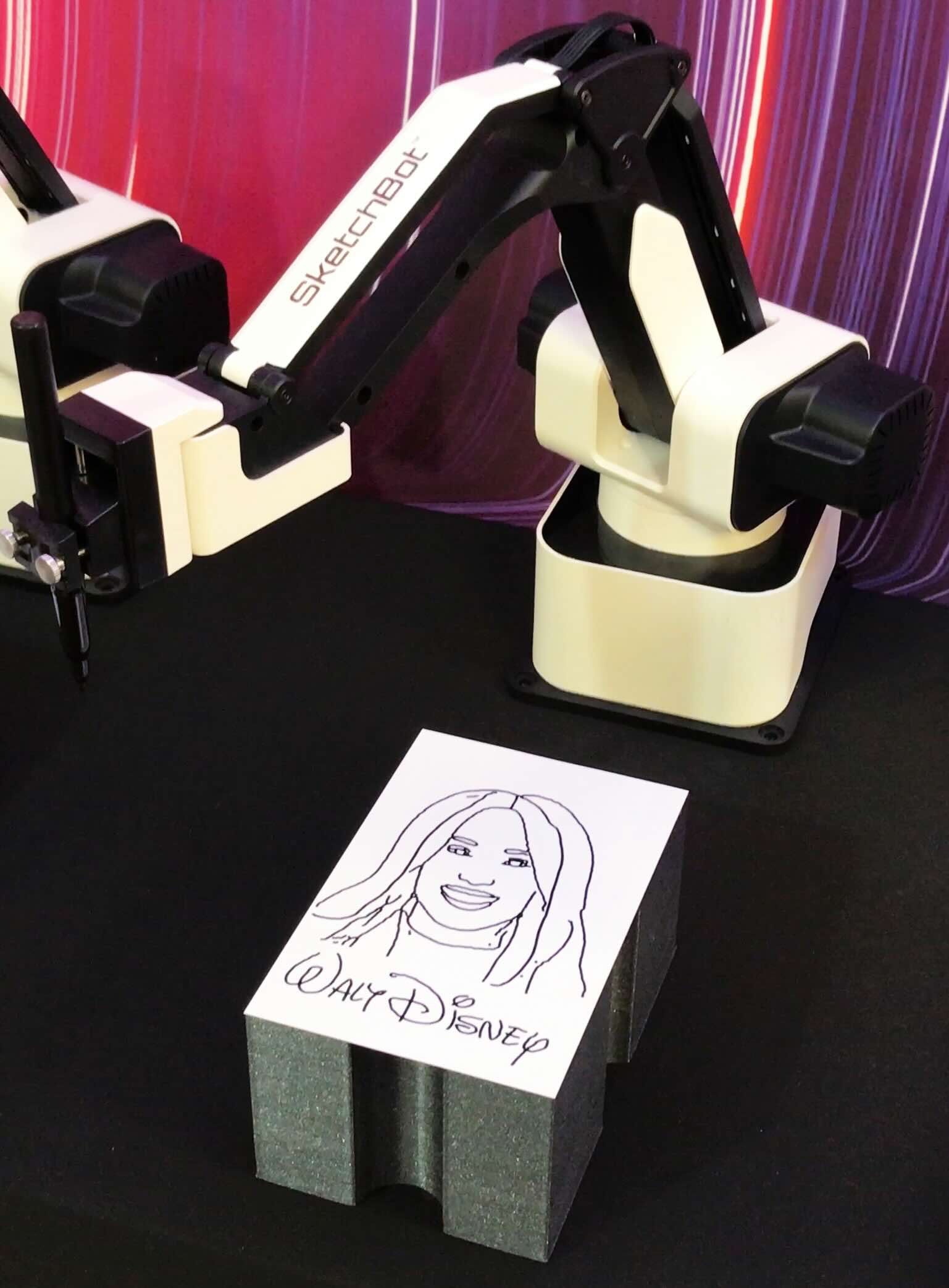 AI Sketch Bot Hire and Rental in London and Hertfordshire - Booths By Lux
